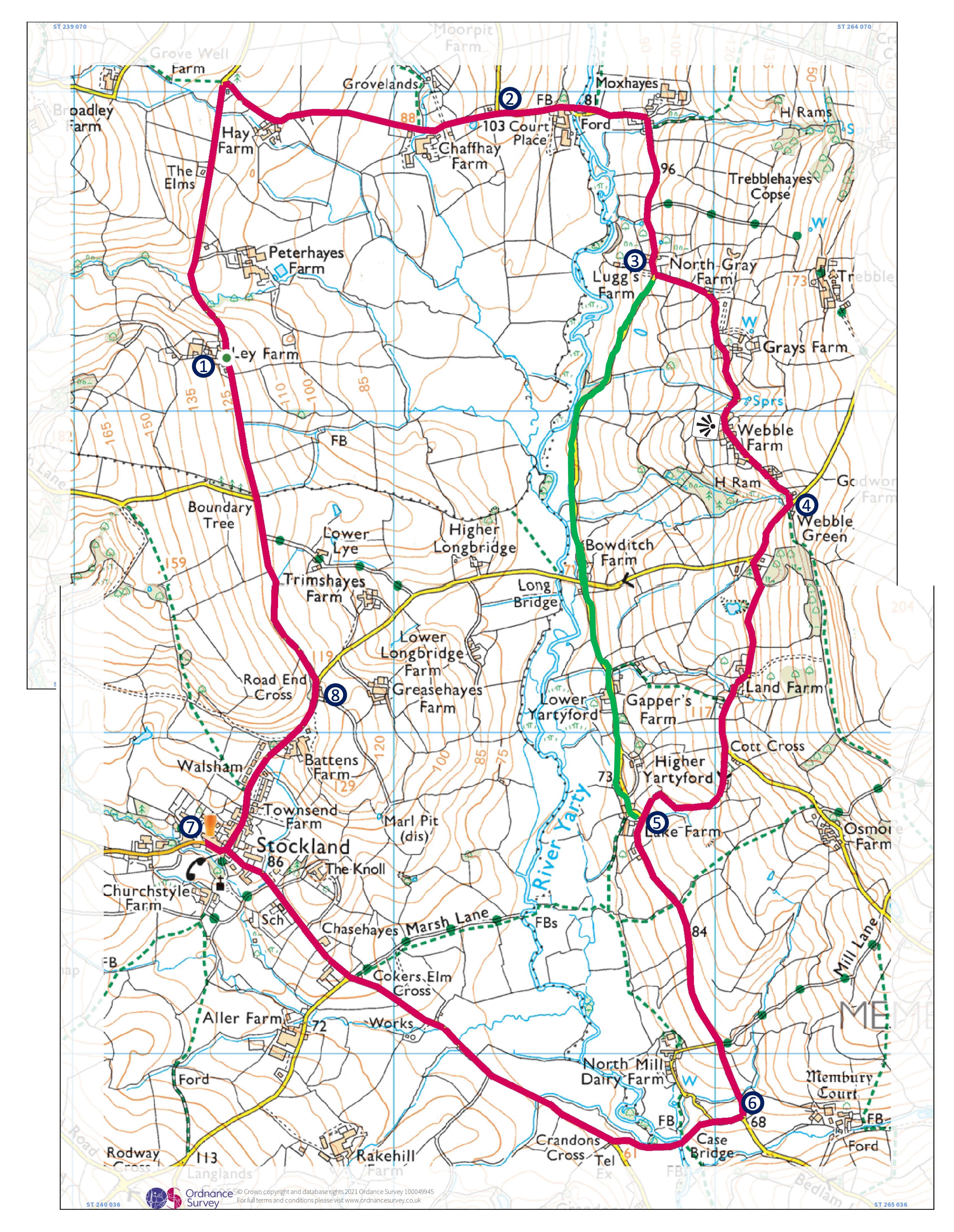 06 Yarty Valley to Stockland – Ley Farm Cottages